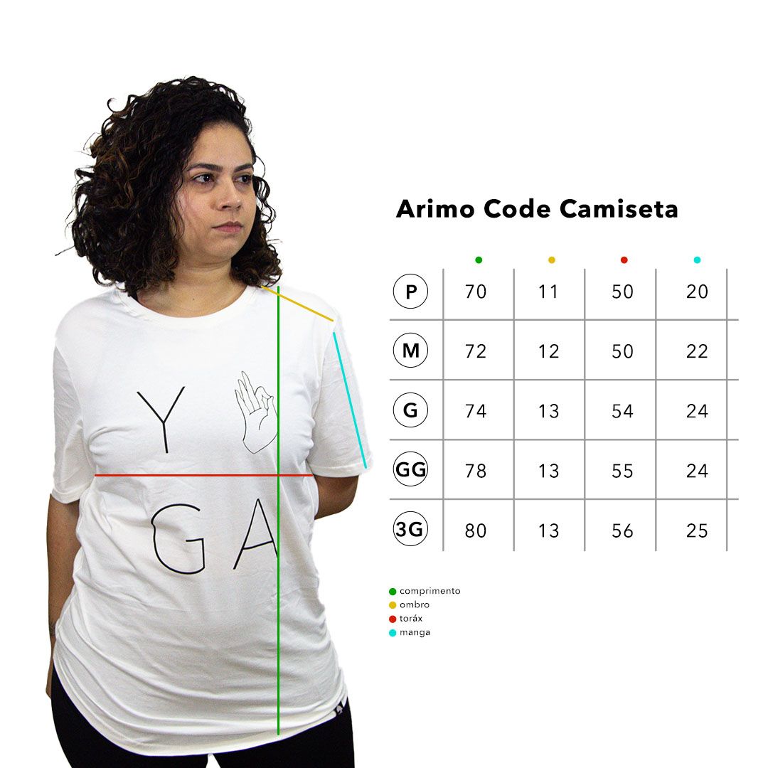 Arimo Code Camiseta Mudra - Arimo